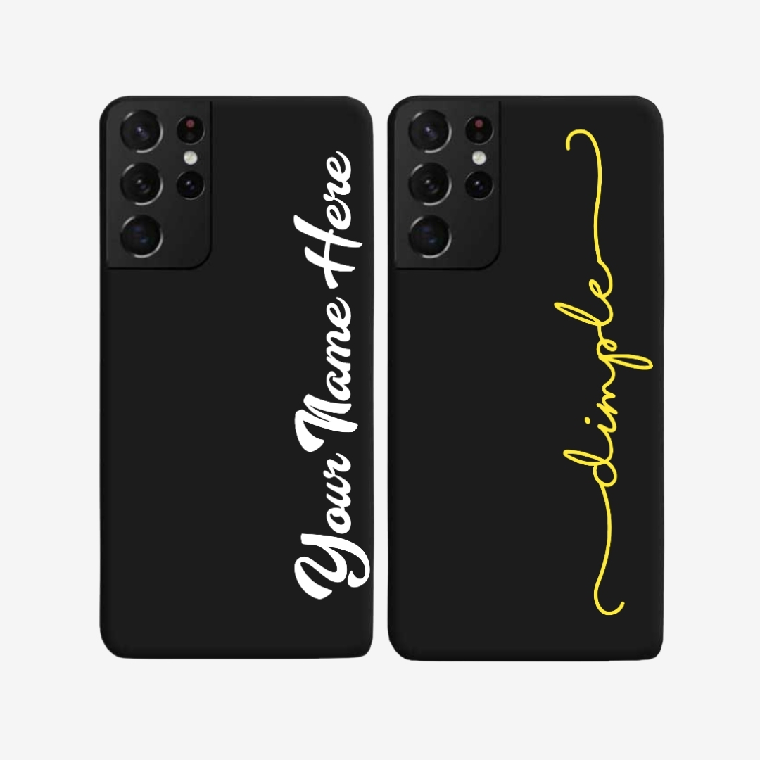 Custom Name Printed Samsung Silicone Case – OMGs
