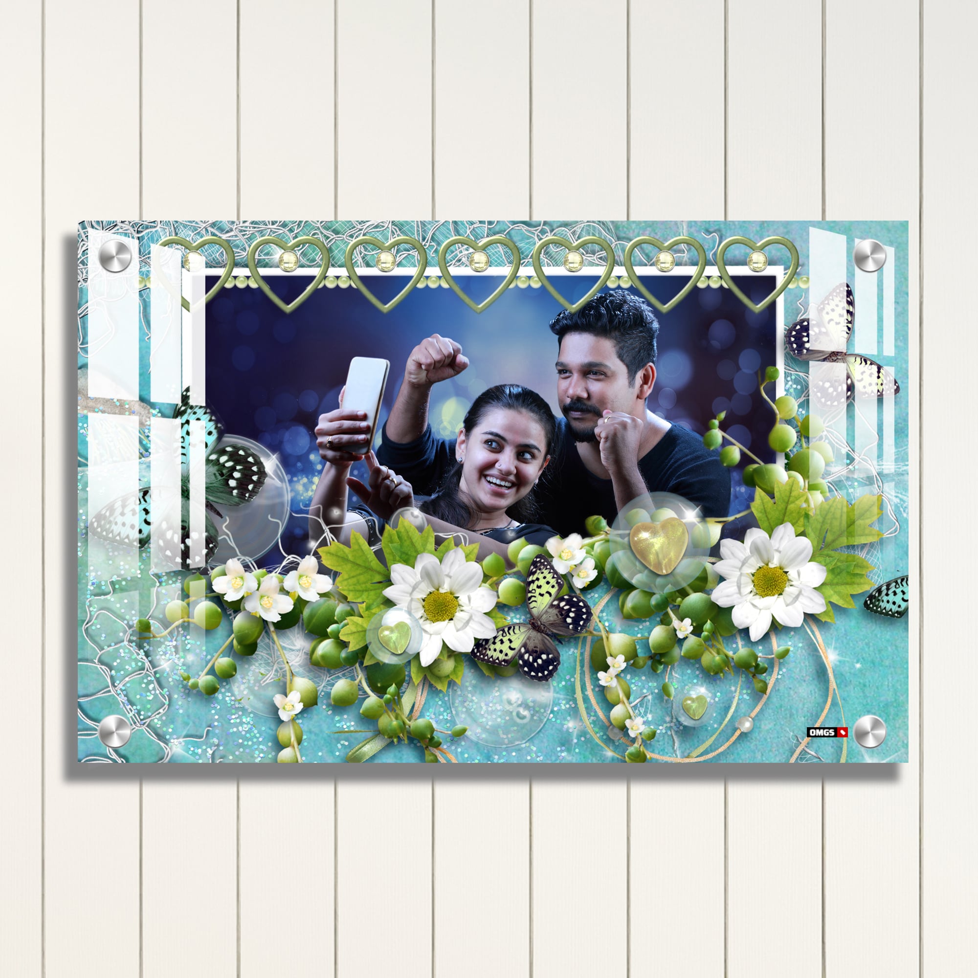 Blue Florida Acrylic Photo Frame – OMGs