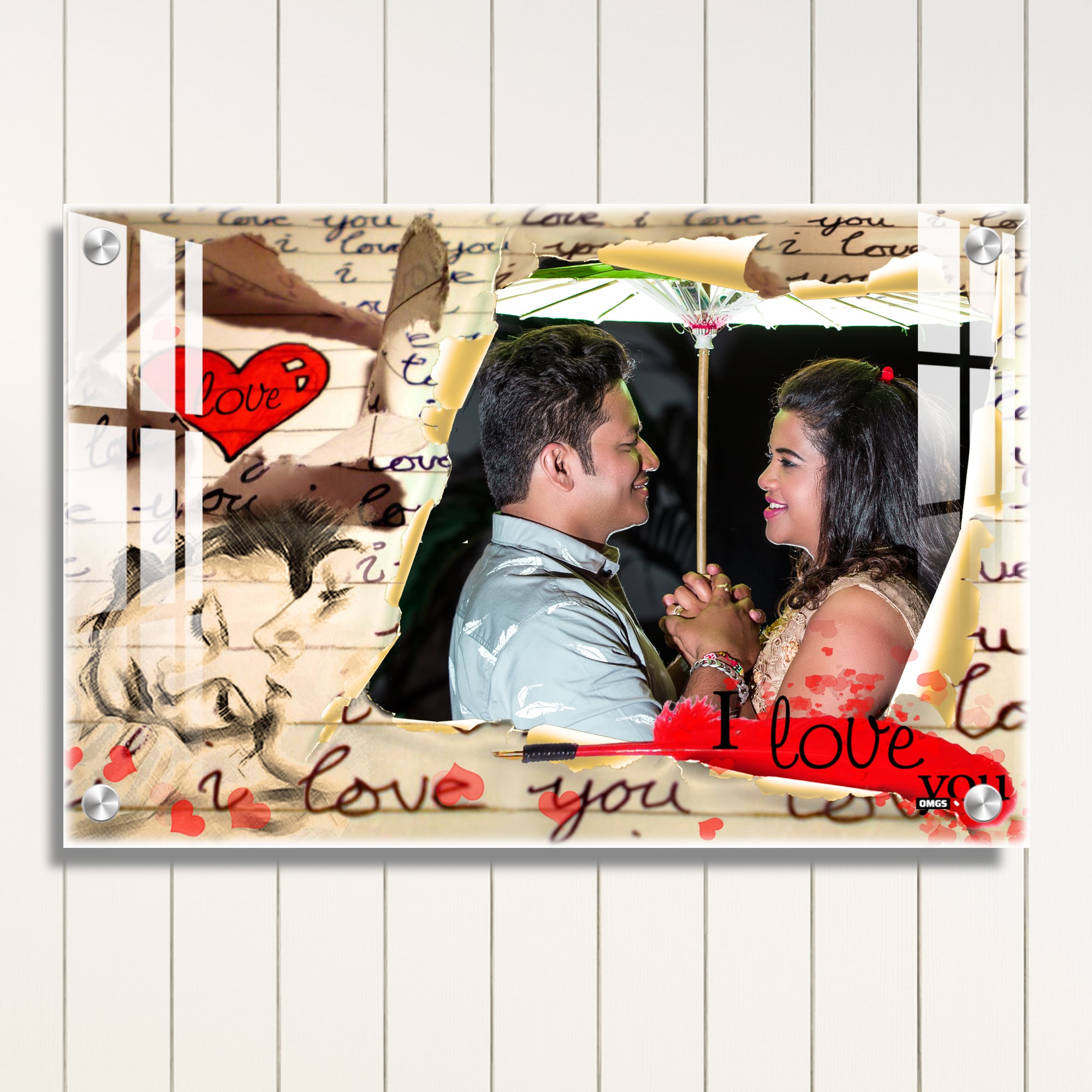 I Love You Acrylic Photo Frame – OMGs