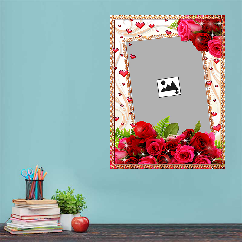 Flower Frame Acrylic Wall Photo – OMGs