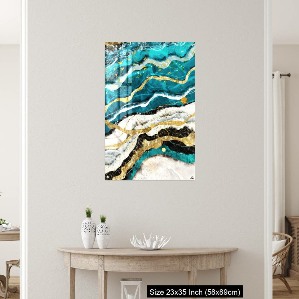 OMGs Acrylic Wall Decor – Resin geode and abstract art, functional art ...